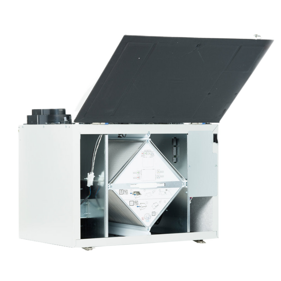 Flex100H Fantech Residential Heat Recovery Ventilator (HRV) 104 CFM, 1