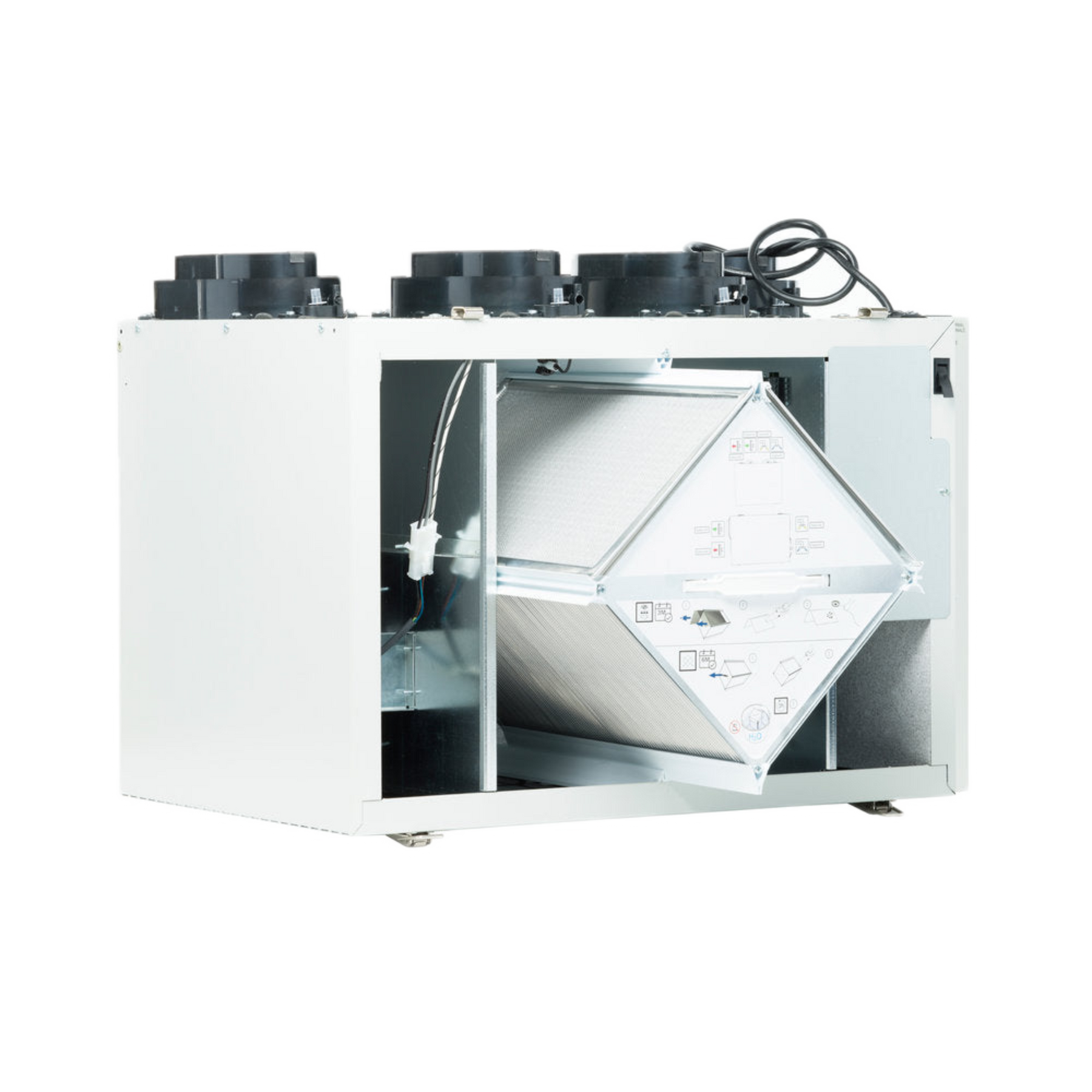 Flex100H Fantech Residential Heat Recovery Ventilator (HRV) 104 CFM, 1