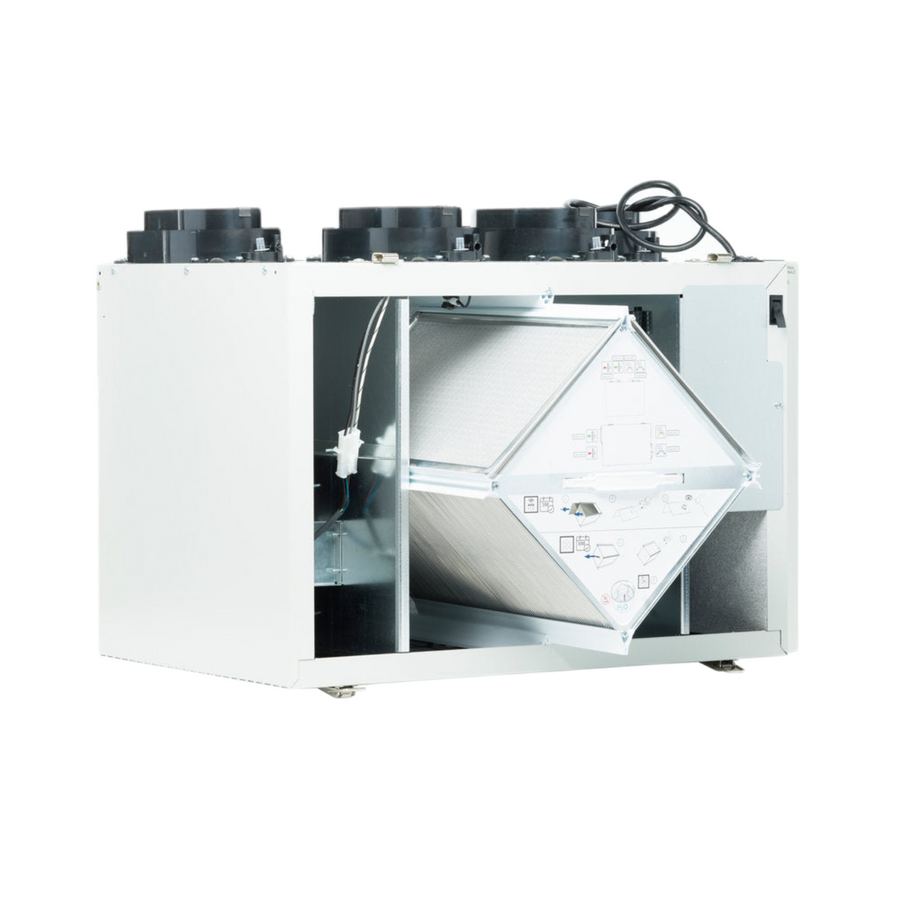 Flex100H Fantech Residential Heat Recovery Ventilator (HRV) 104 CFM, 1
