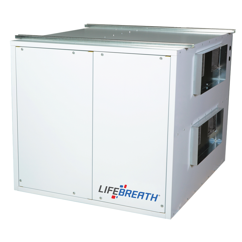 Lifebreath 200-700FD 700CFM Commercial Heat Recovery Ventilator.