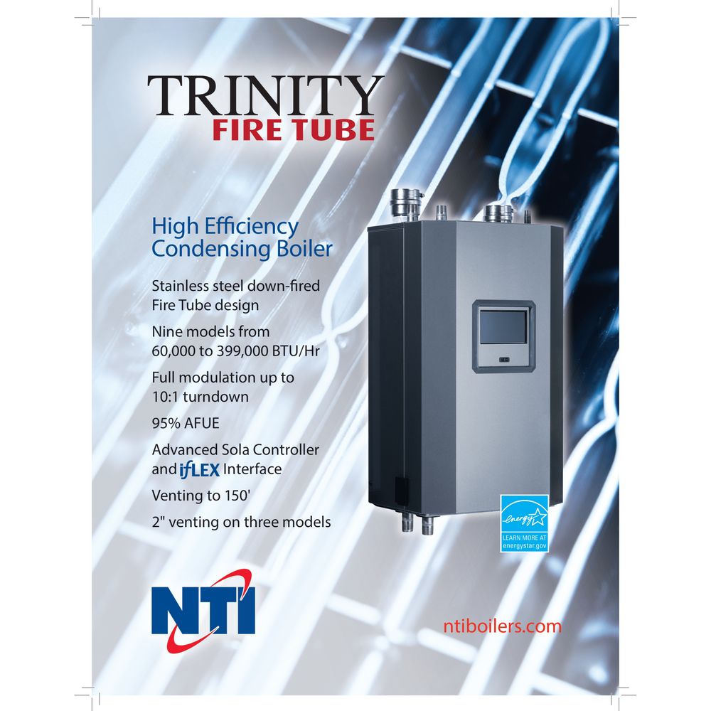 NTI-TFT201, TFT Series Condensing Boiler, 200000 BTU/h