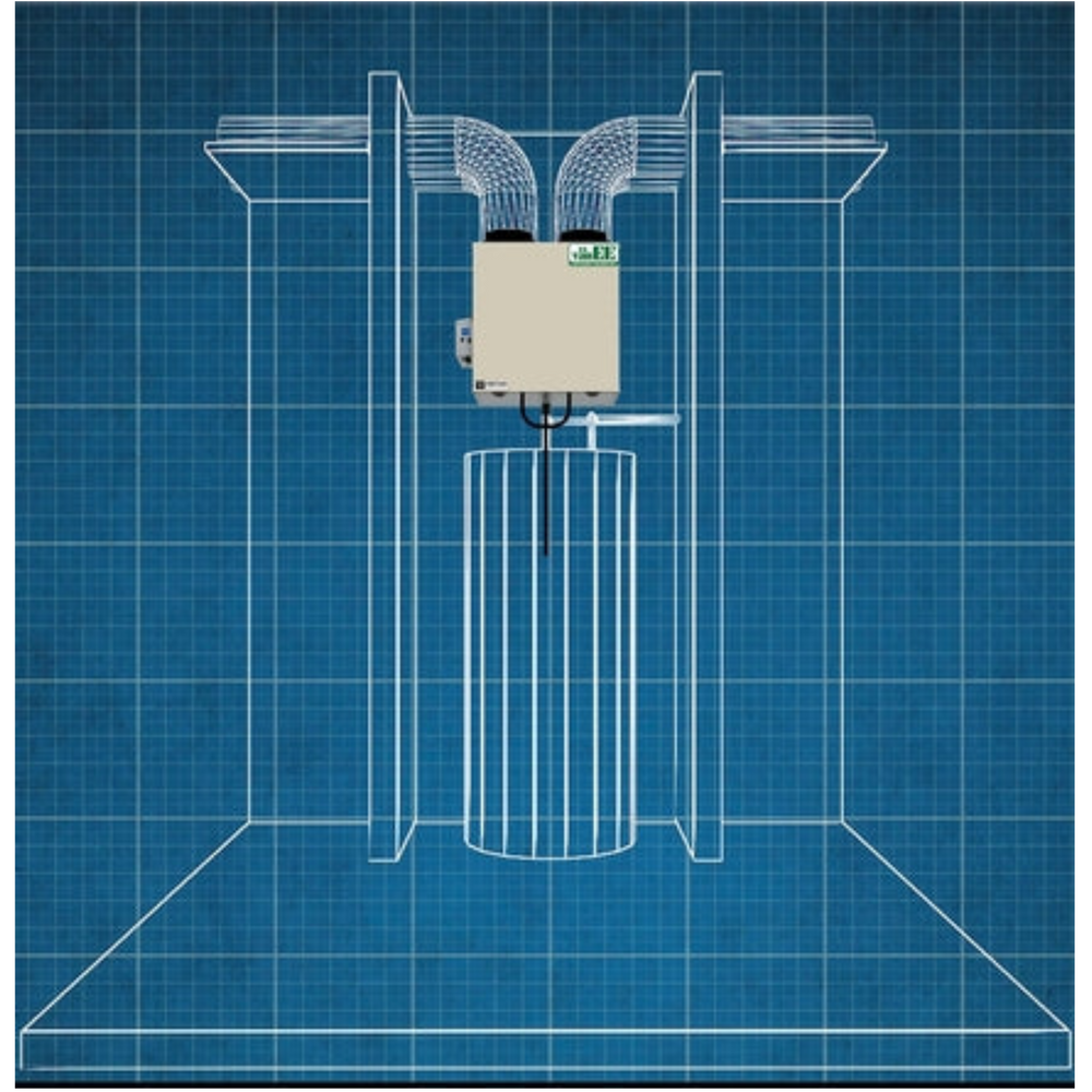V150H75NT Vanee AI Series Residential Air Exchanger (HRV) 150 CFM, 75%